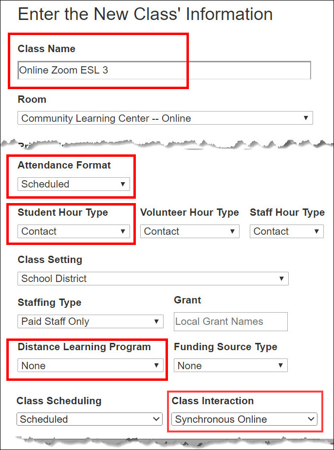 Create an Online Learning Class – SiD Help Center