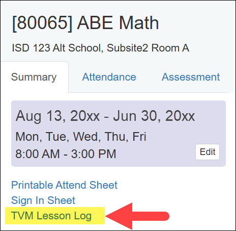Create, manage a DL class for TVM lessons – SiD Help Center
